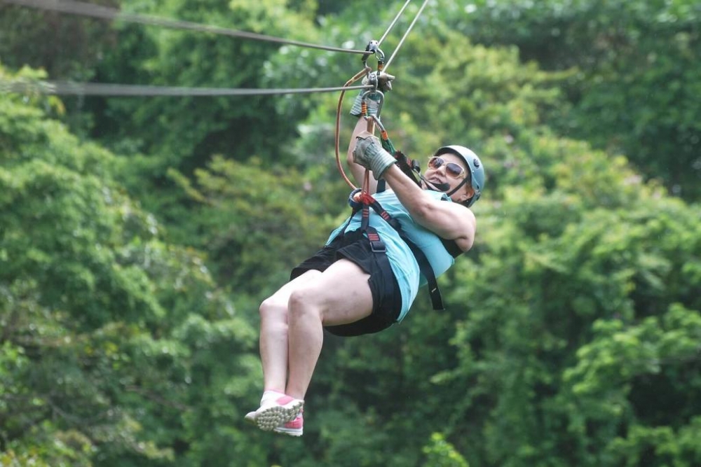South Shore Canopy Zip and Dip | Caribbean Adventures Roatan - Tours ...